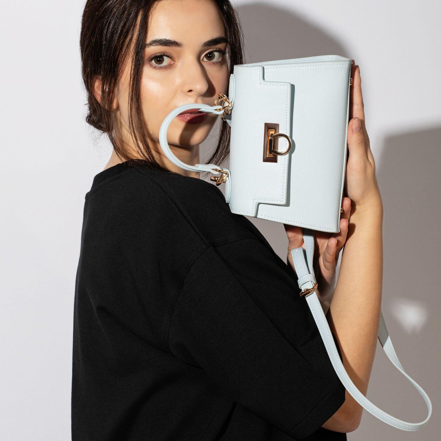 Shop Classic Blue Cross Body Bag | Chic Small Blue Purse – Levantine